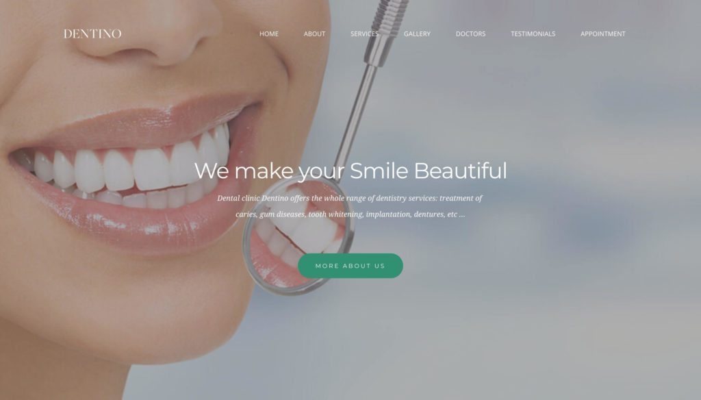 Dentino - Dentist & Clinic Design Kit for Squarespace